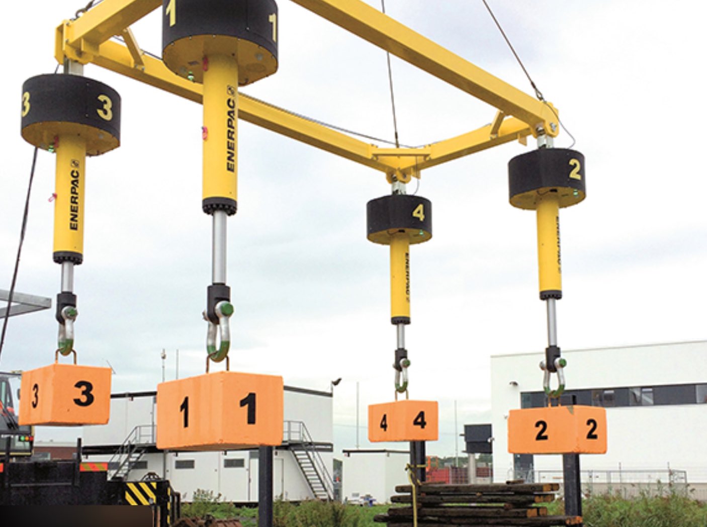 Synchronous Hoist System (SyncHoist)- Hệ nâng hạ xi lanh treo dưới móc cẩu | Davita.vn